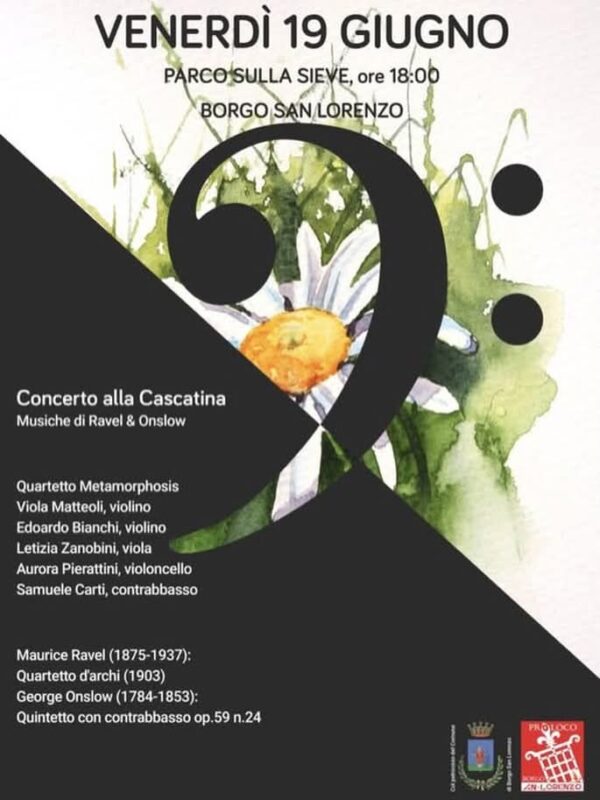 Concerto alla Cascatina al Parco sulla Sieve, a Borgo - 2026