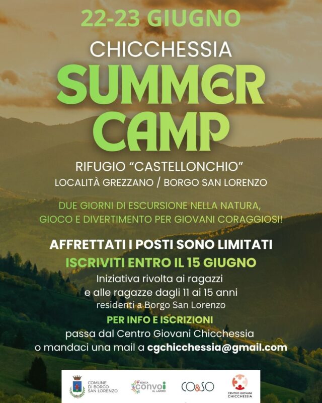 Estate al centro giovani Chicchessia tra "Ora d’Aria"
