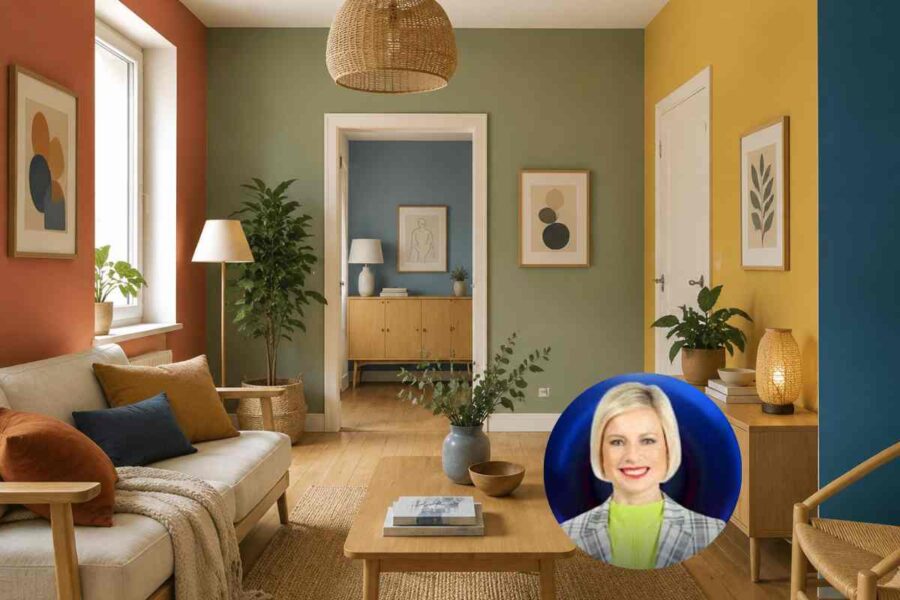 La casa dalle pareti multicolor di Antonella Elia: dove vive l’ex ...